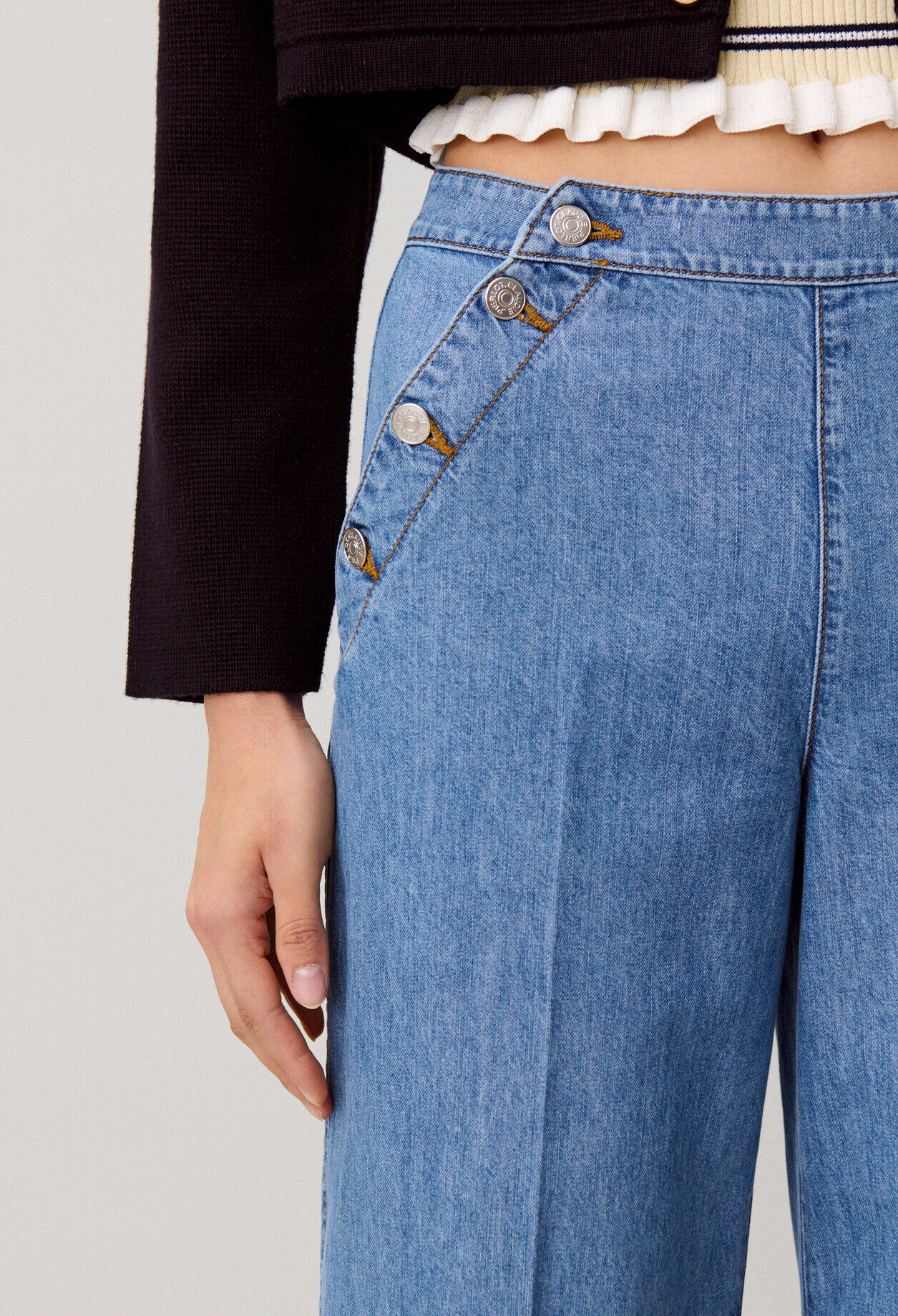 Sailor denim jeans for women | Claudie Pierlot